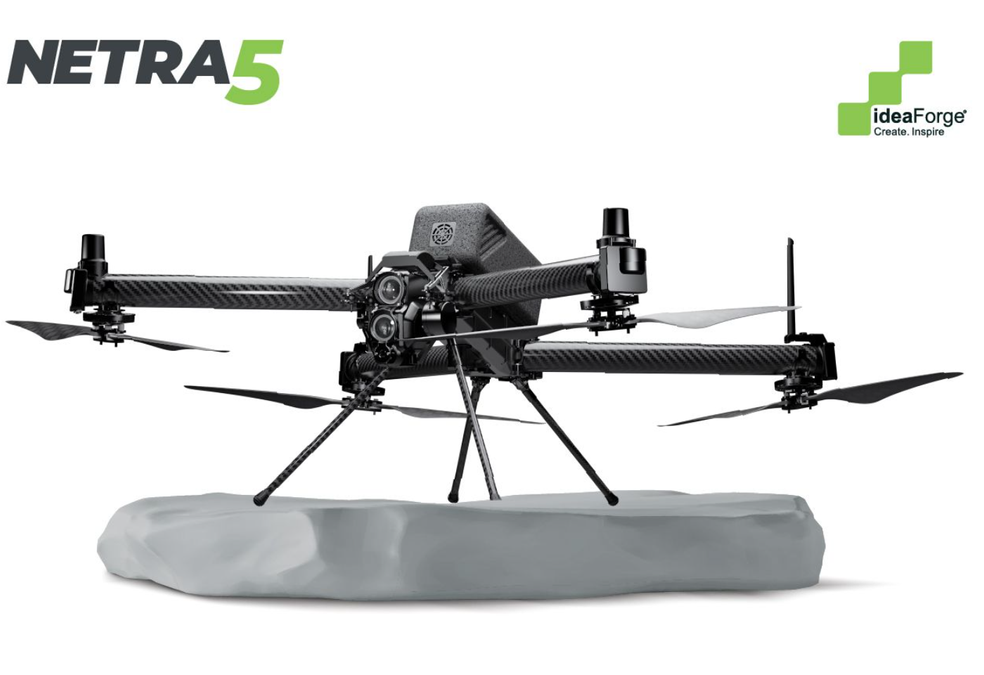 ideaForge Unveils NETRA 5 UAV for Defense and Security Missions