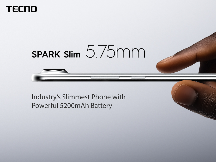 TECNO SPARK Slim Redefines Smartphone Design with Ultra-thin Form