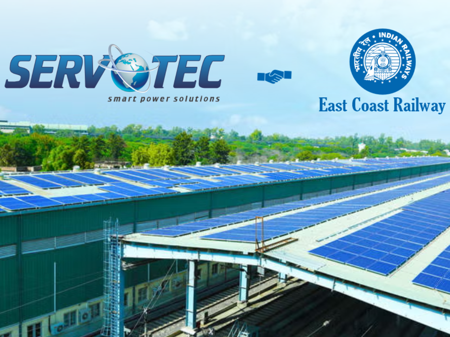 Servotech to Install Rooftop Solar for Waltair Railway Division