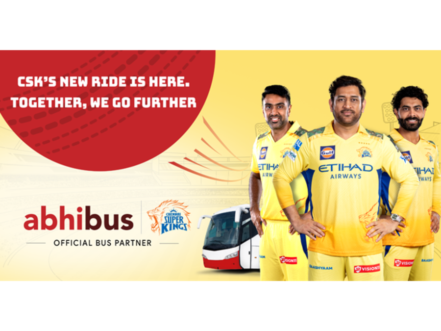AbhiBus Partners with CSK as Official Bus Travel Partner for IPL 2025