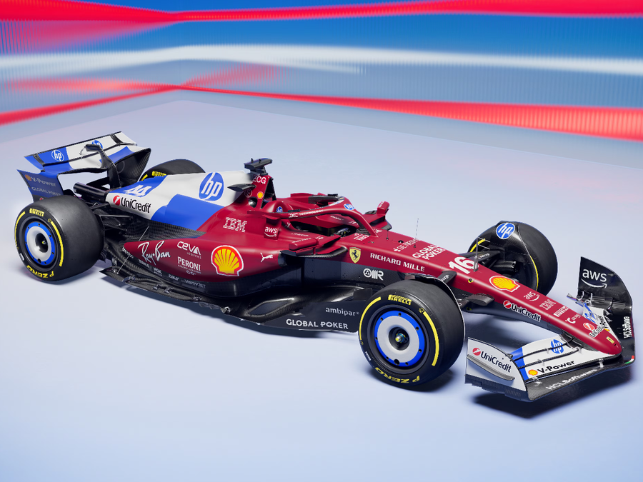 Scuderia Ferrari and HP Unveil Co-Designed Livery for Miami Grand Prix