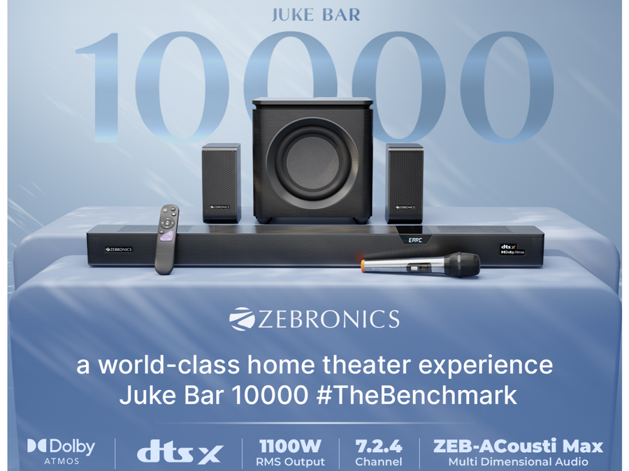 Zebronics Launches Zeb Juke Bar 10000 Soundbar in India