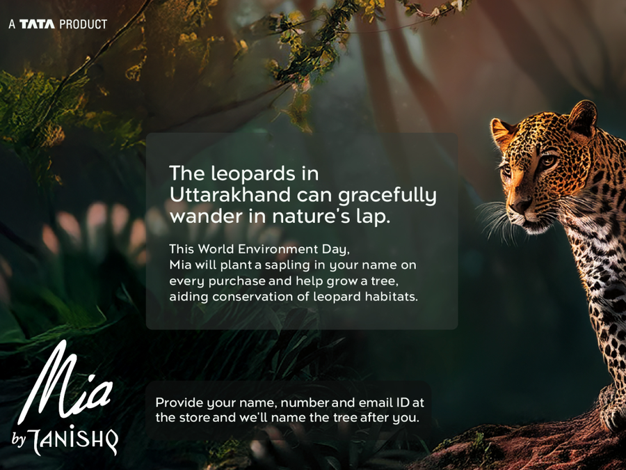 Mia by Tanishq Unveils Trees for Leopards Drive
