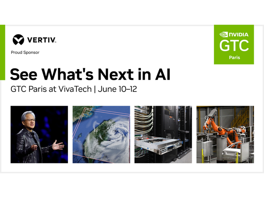 Vertiv Showcases AI Infrastructure at NVIDIA GTC Paris