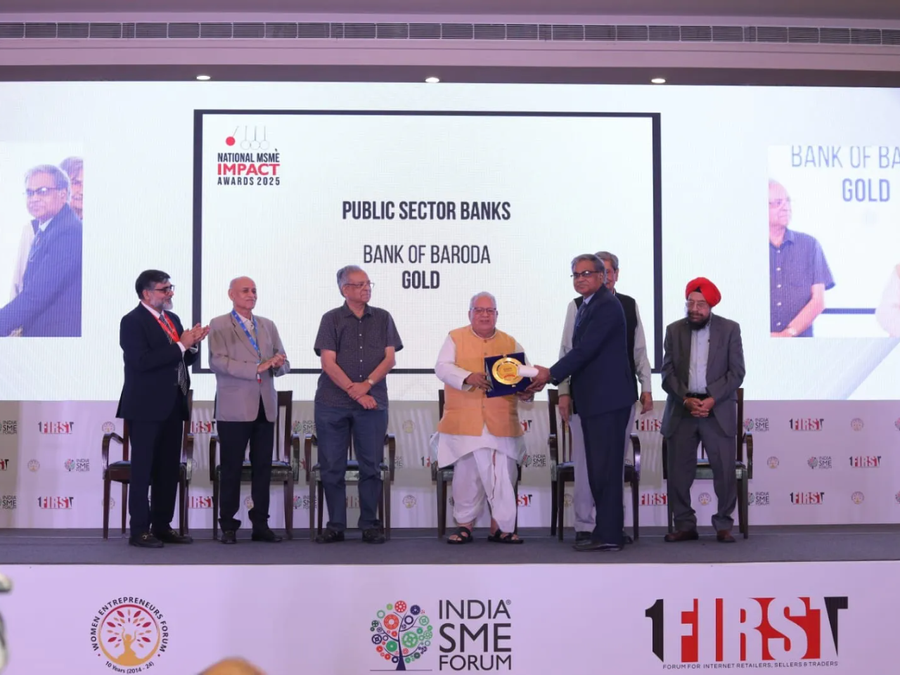 Bank of Baroda Wins Gold at National MSME Impact Awards 2025