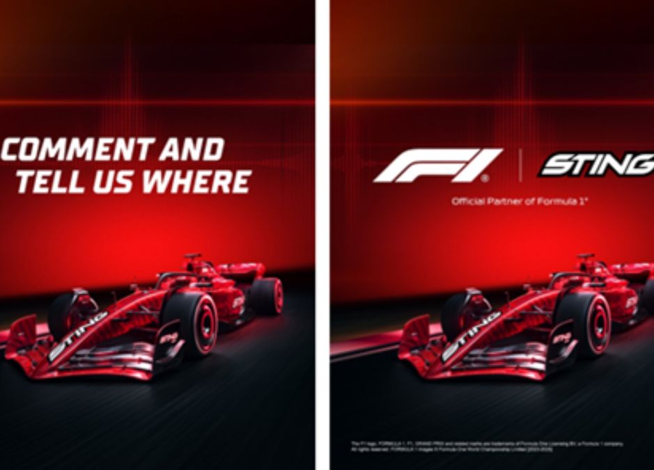Sting Energy Joins Formula 1 Buzz with Sonic Activation