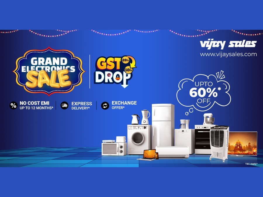 Vijay Sales Launches Grand Electronics Sale With GST Benefits