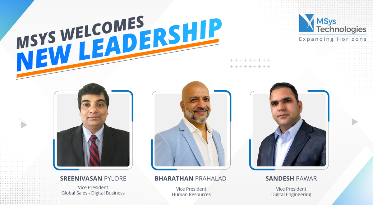 MSys Technologies Reinforces Leadership Team with Key Appointments