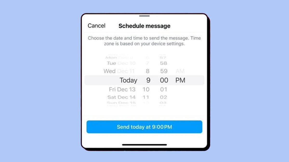 Instagram tests DM scheduling feature