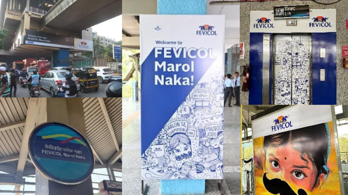 Fevicol secures naming rights, renames Marol Naka metro station