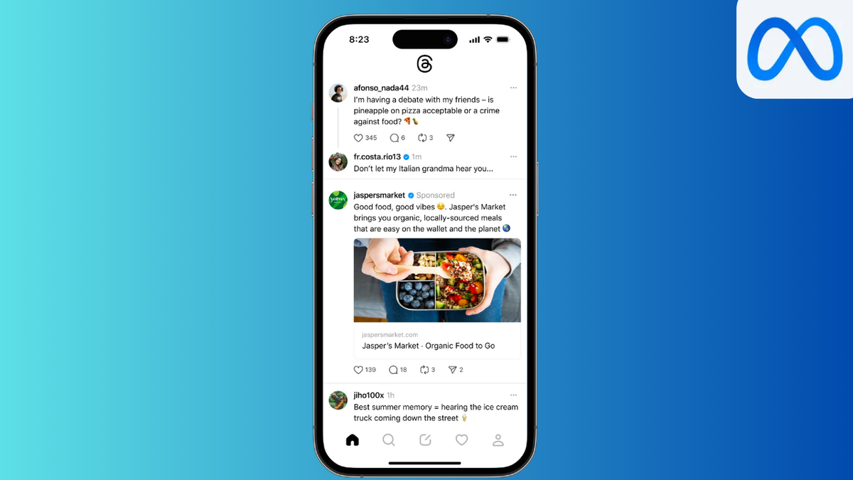 Meta begins global rollout of ads in Threads feed