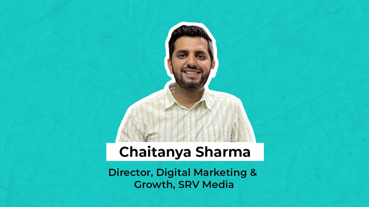 SRV Media announces Chaitanya Sharma as Director of Digital Marketing & Growth