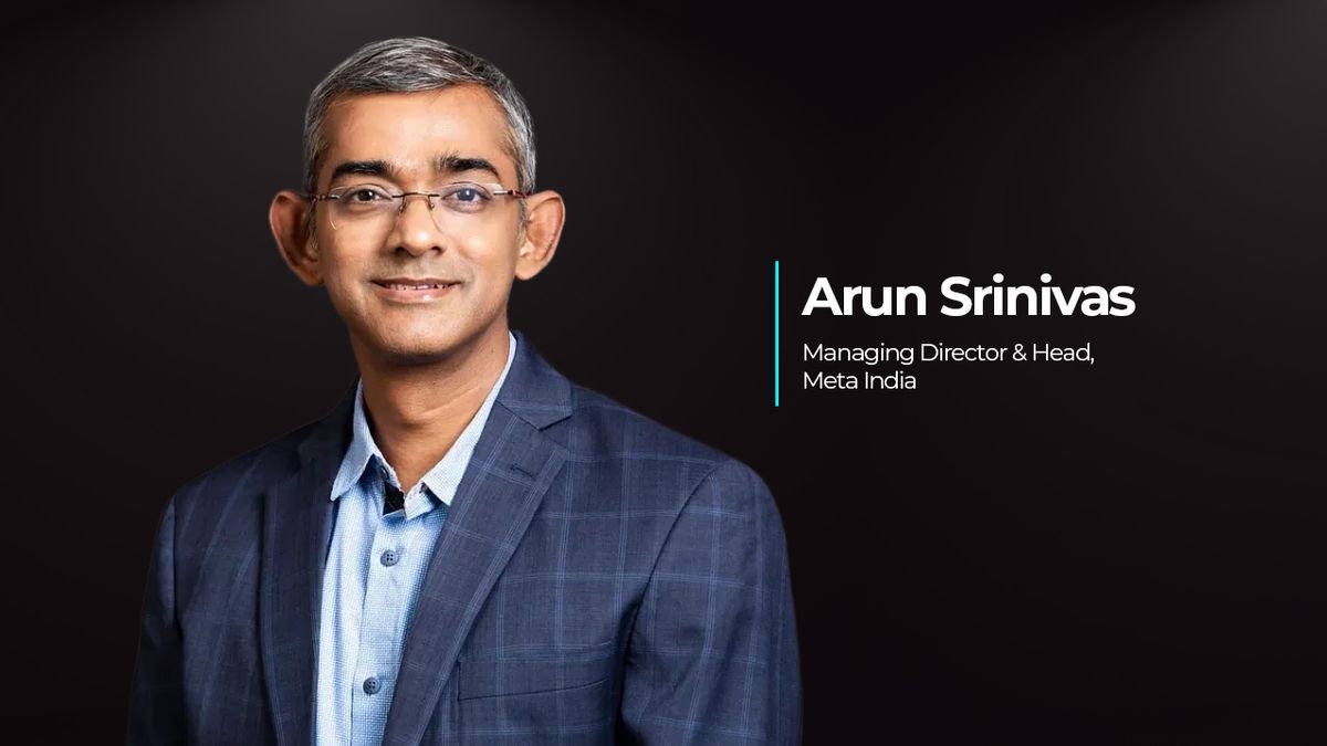 Meta India announces Arun Srinivas as Managing Director & Country Head