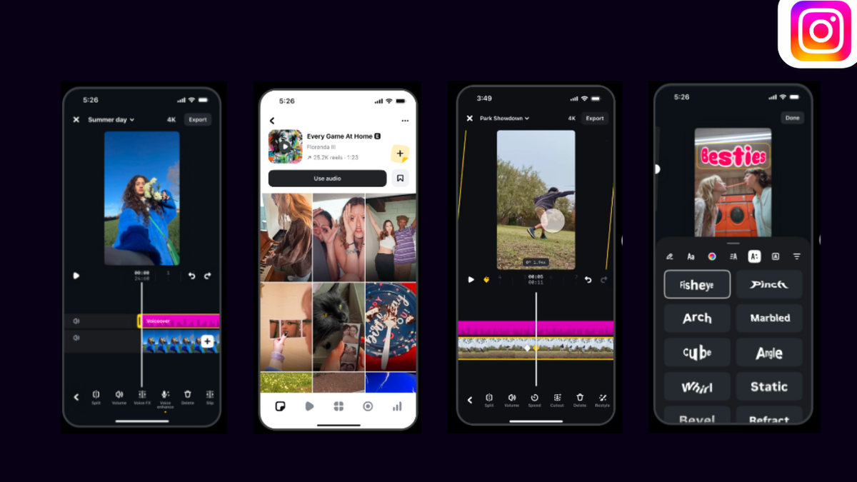 Instagram adds keyframe editing & audio tools to Edits app