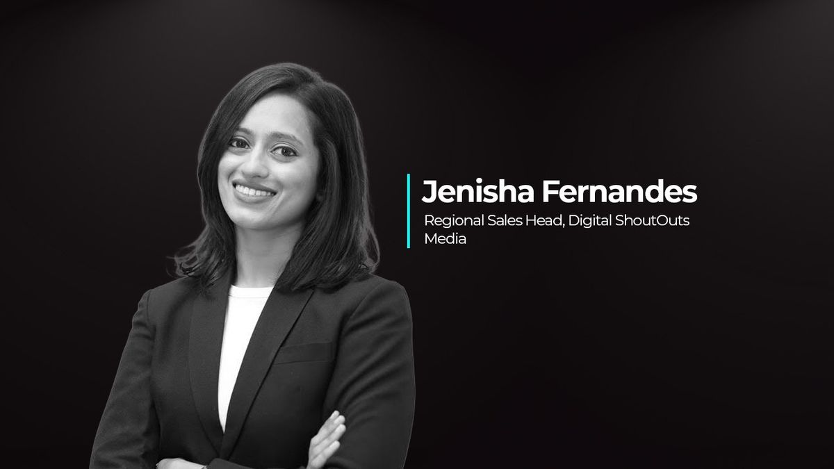 Digital ShoutOuts Media onboards Jenisha Fernandes as Regional Sales Head