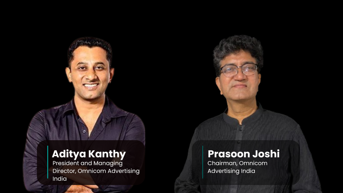 Prasoon Joshi, Aditya Kanthy to head Omnicom’s reorganised India charter