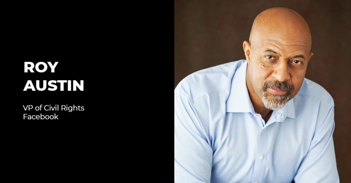 Roy Austin joins Facebook as VP of Civil Rights