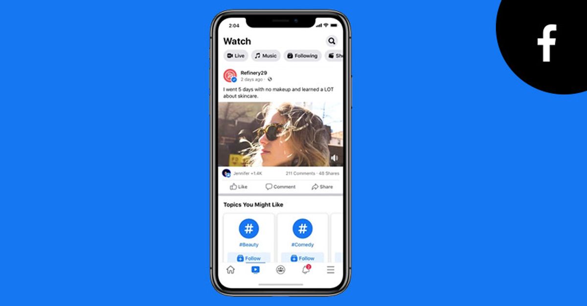Facebook makes content discoverable with Topics feature in Watch