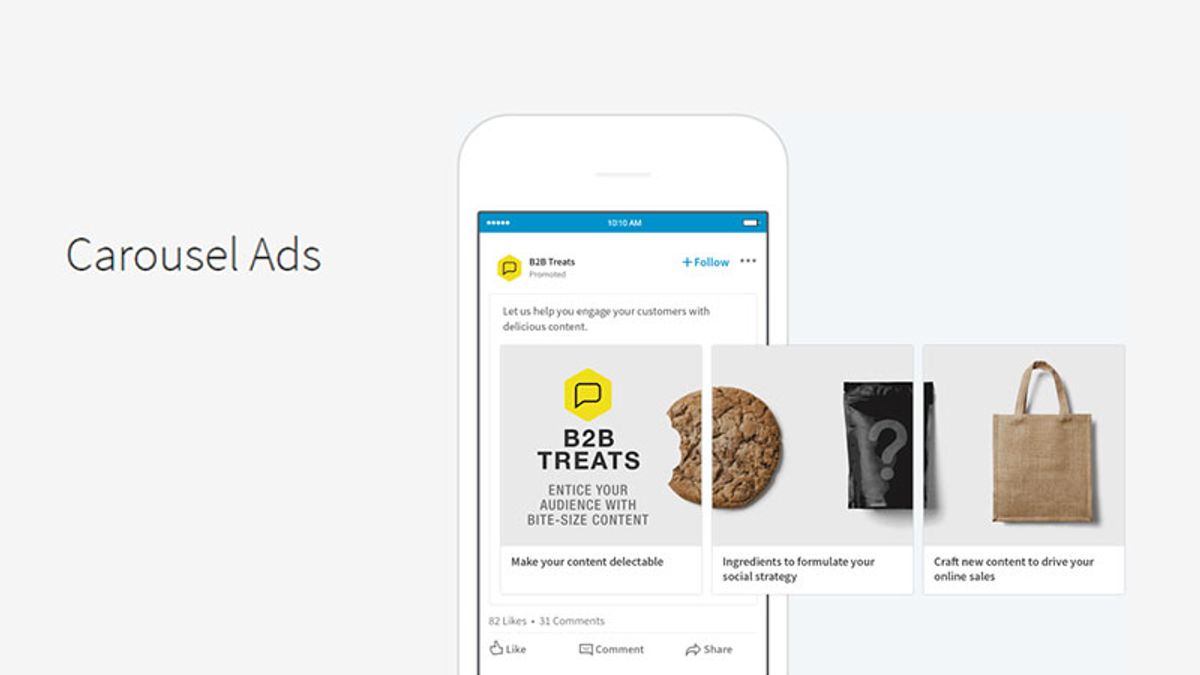 LinkedIn Carousel Ads encourages B2B marketers to bring brand stories ...