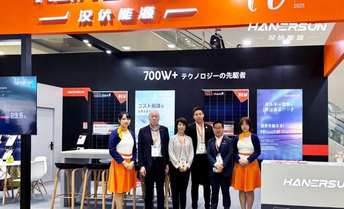 Hanersun showcases high-efficiency photovoltaic modules in Tokyo