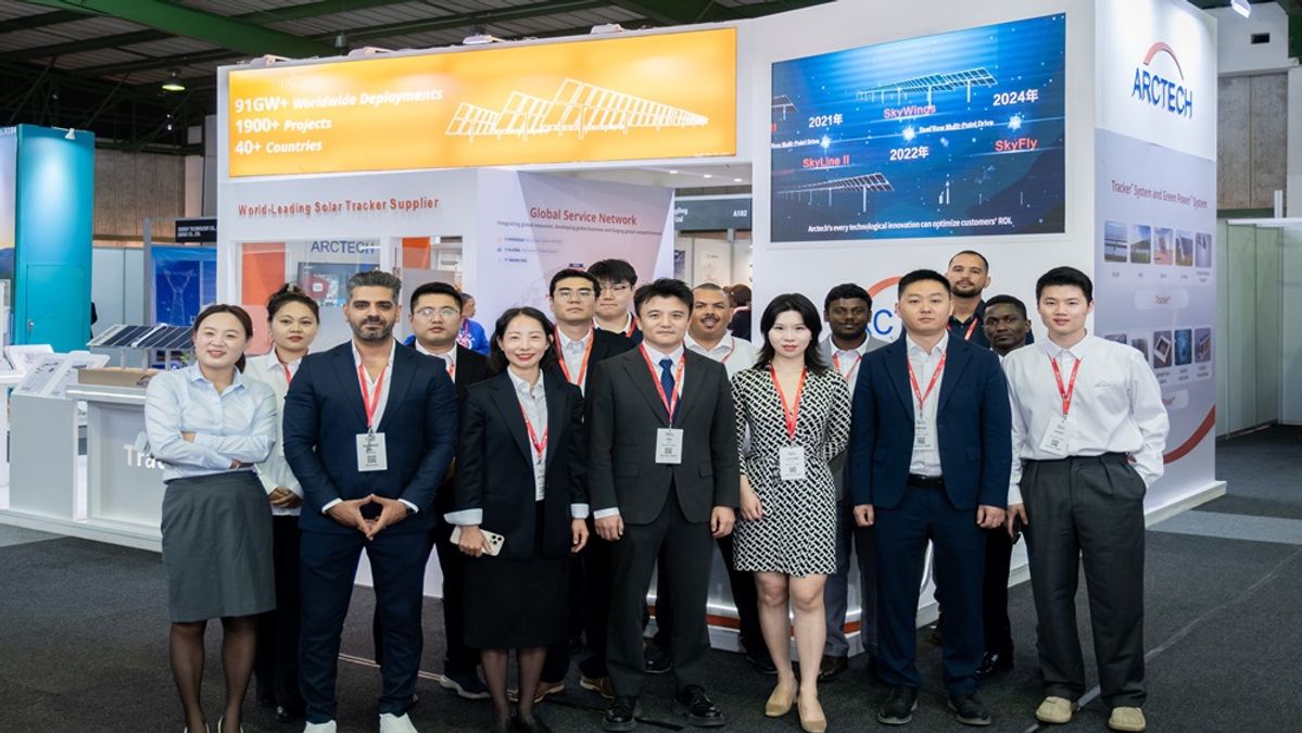 Arctech reveals advanced solar tracker and BESS at Johannesburg show