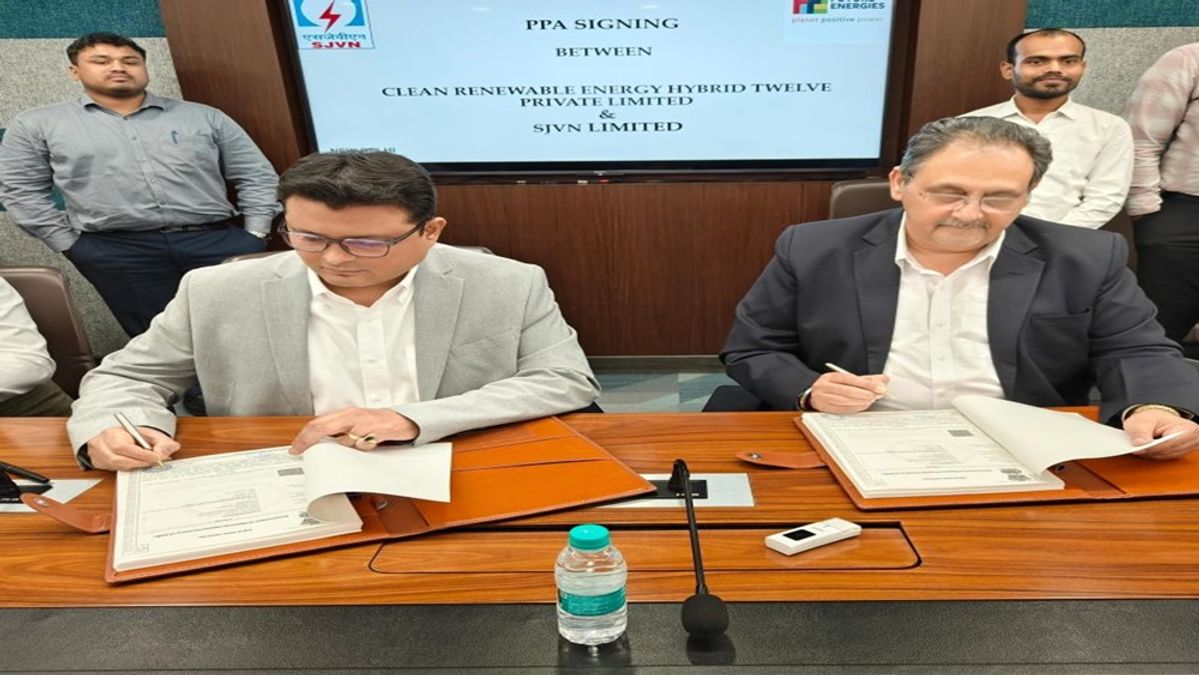 SJVN signs PPA with Hero Future Energies for 120 MW FDRE project