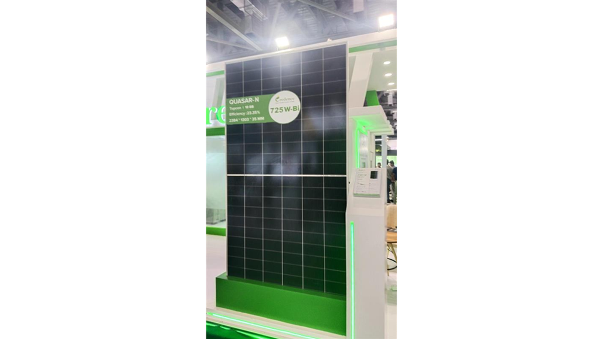 Credence Solar features high power solar module at RenewX 2025