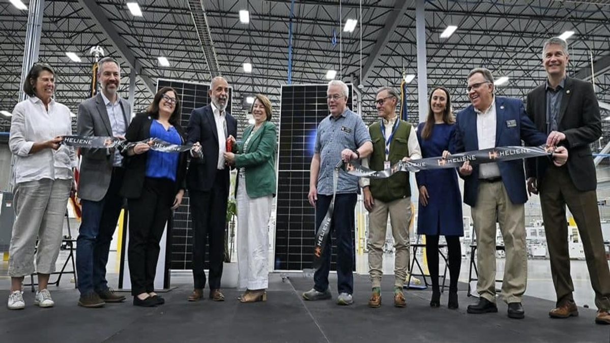 Heliene opened 500 MW solar module facility in Minnesota