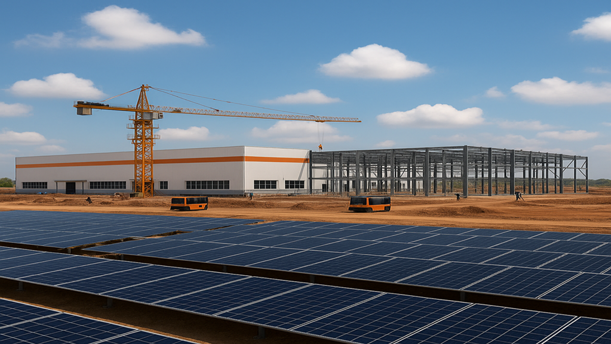 Involt Energy begins 1.78 GW solar cell factory in Gujarat, India