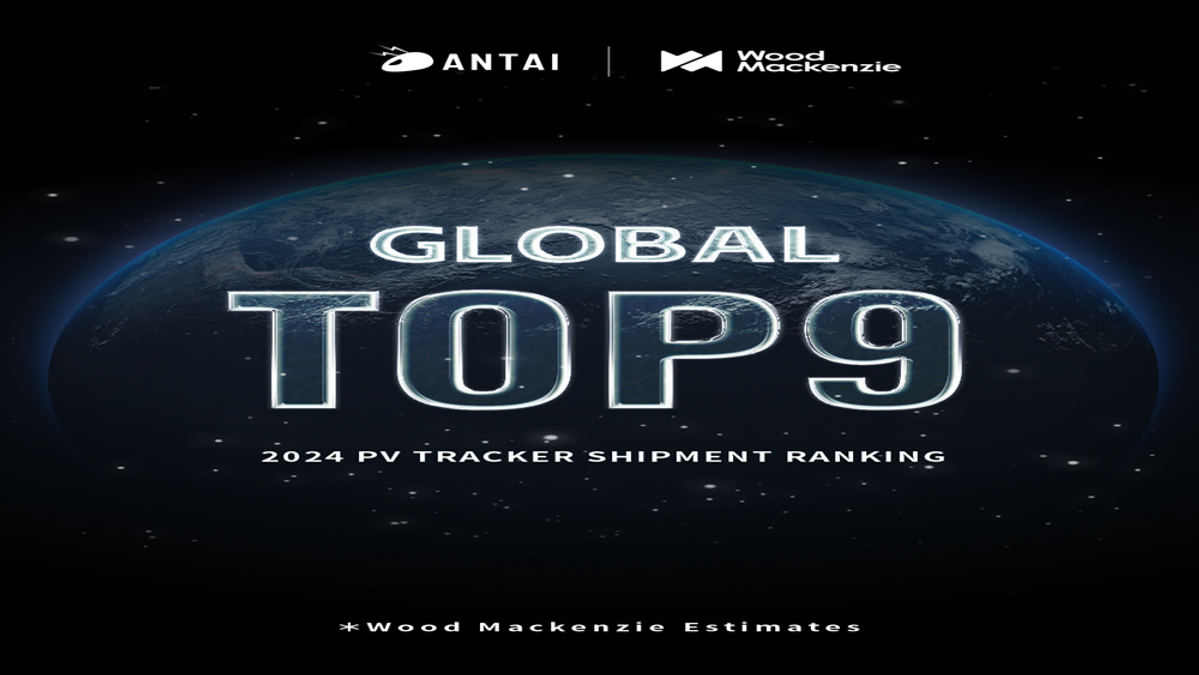 Antaisolar ranks 9th globally in solar tracker market in Wood Mackenzie report