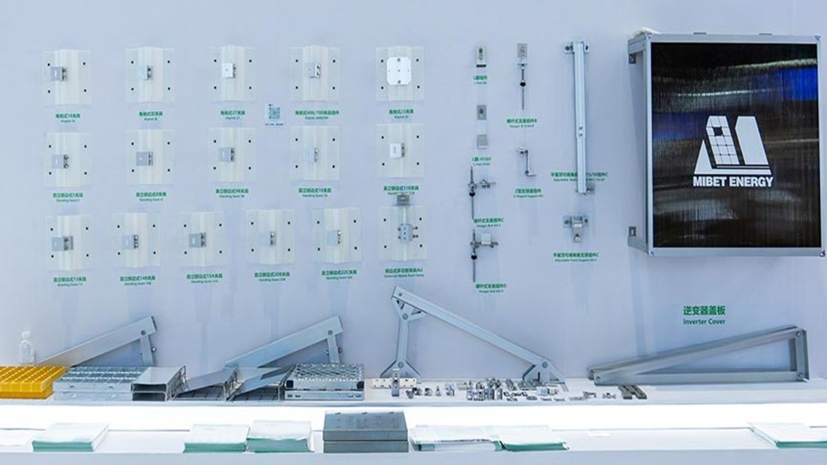 Mibet presented full solar mounting lineup at SNEC 2025