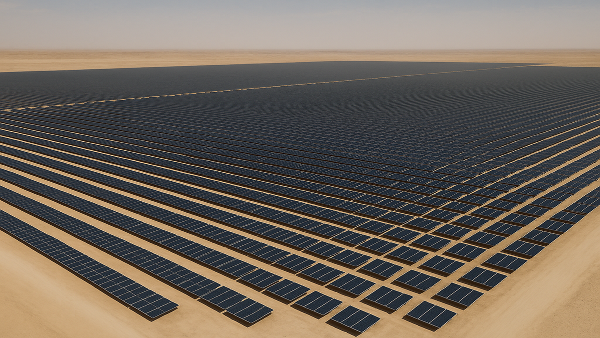 Iraq opens first 300 MW solar plant in Karbala desert