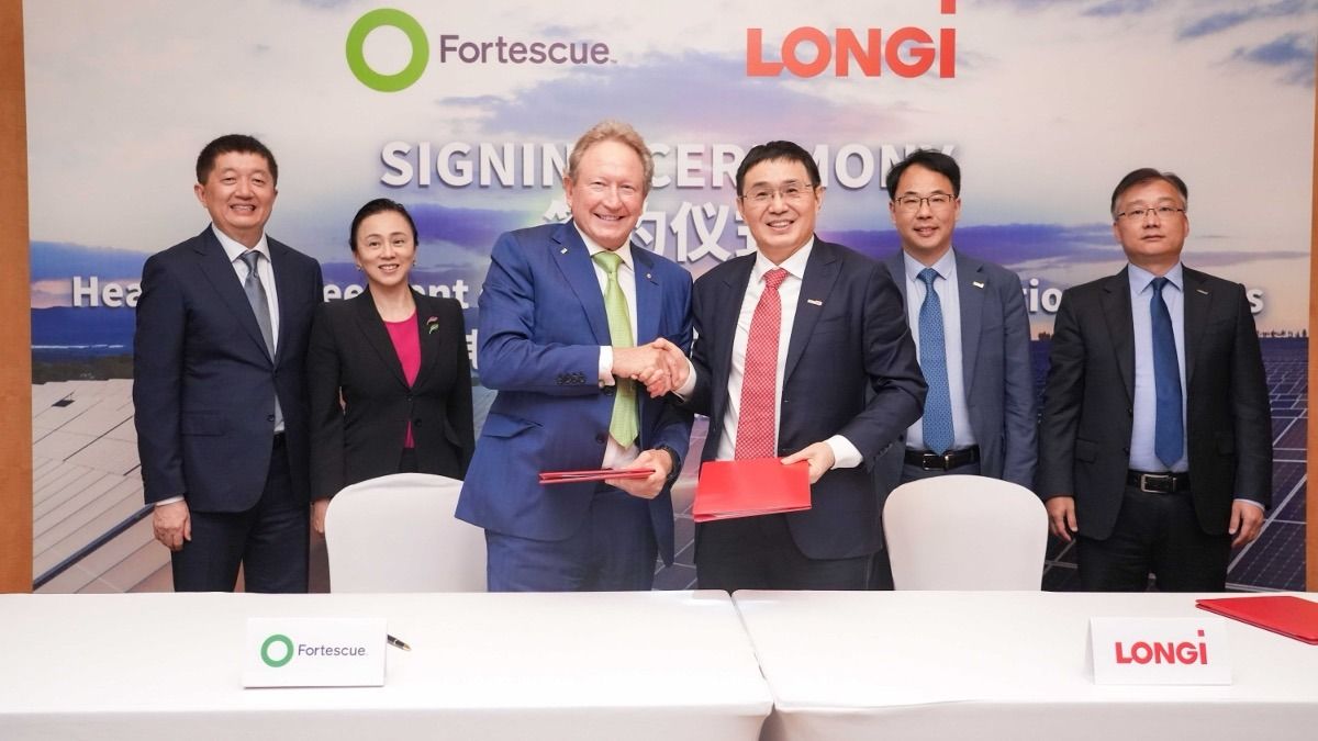 LONGi joins Fortescue to supply modules and integrated energy solutions