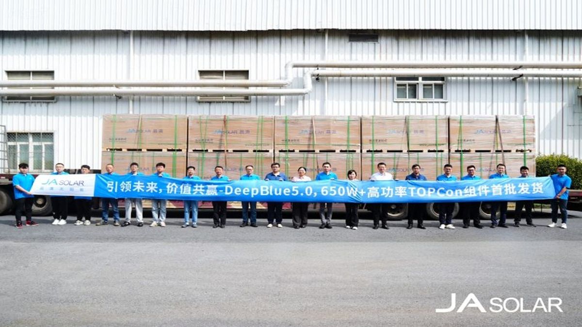 JA Solar launches DeepBlue 5.0 module manufacturing in China