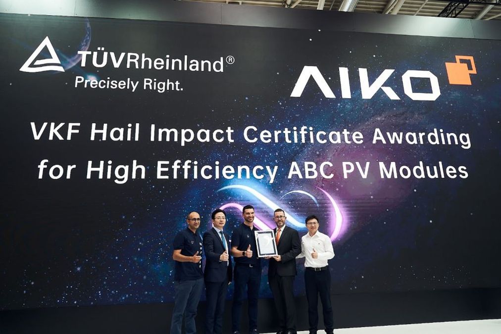 AIKO achieves Swiss Hail VKF HW4 certification