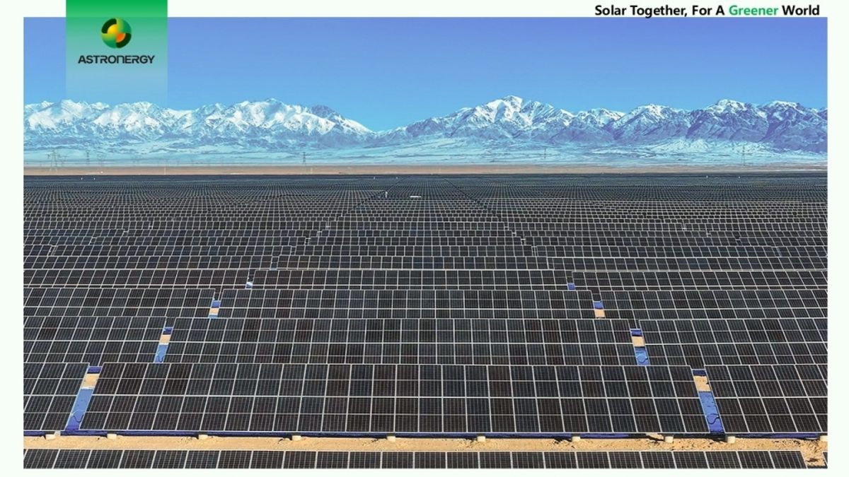 Gobi solar hybrid integrates 319 MW of ASTRO N5 modules