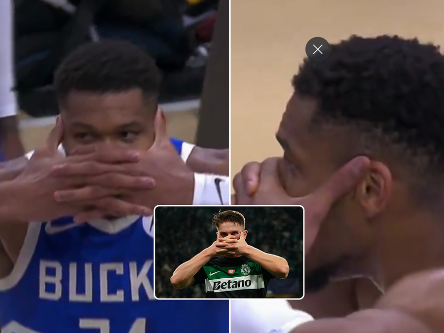 Basketball star Giannis Antetokounmpo perform Viktor Gyokeres' 'Mask ...