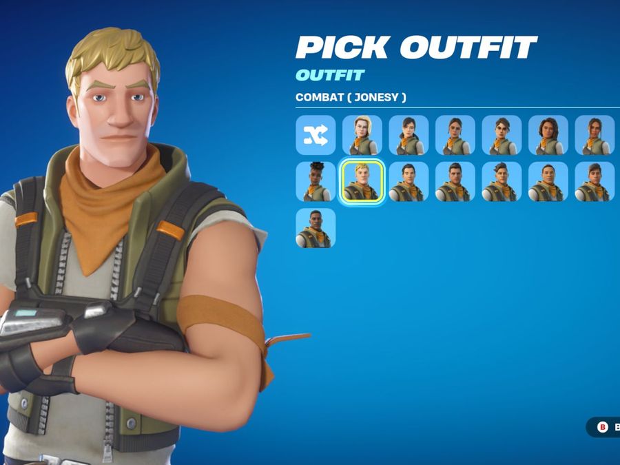 Seven years after launch Fortnite now lets players choose a default skin