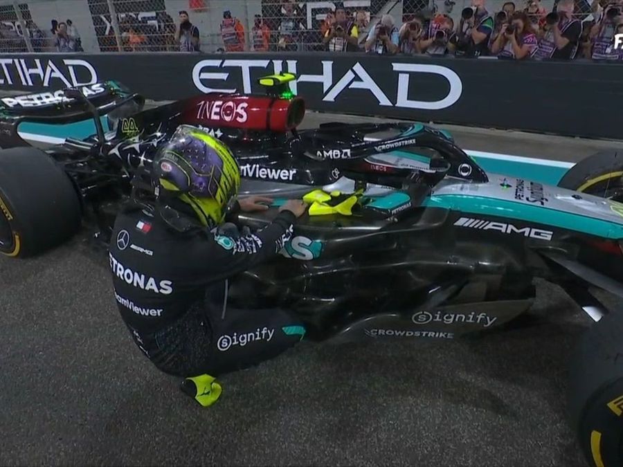 WATCH: Mercedes surprises Lewis Hamilton with a shocker inside his ...