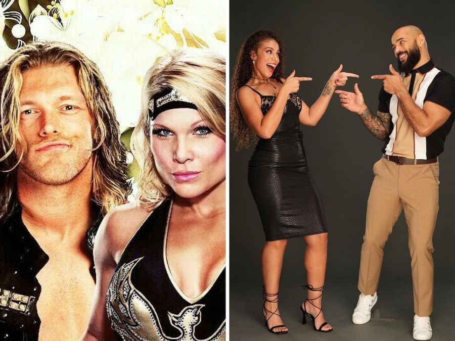Beth Phoenix and Samantha Irvin spotted backstage during AEW Dynamite