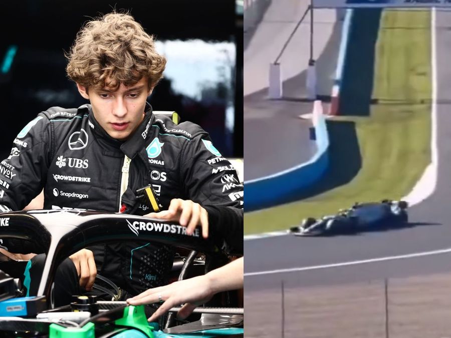 WATCH: Lewis Hamilton's replacement Kimi Antonelli gets to drive Mercedes W11