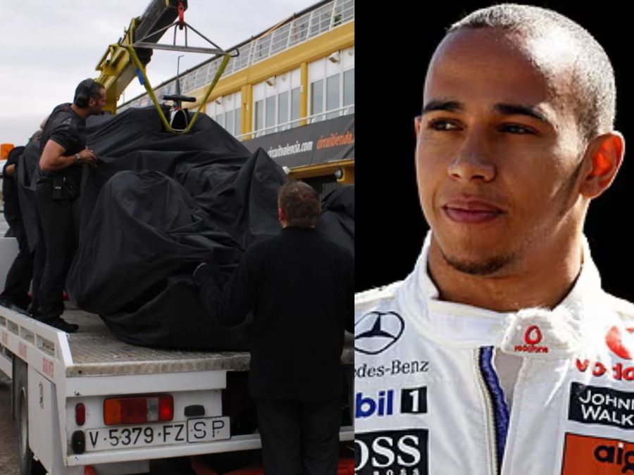 Lewis Hamilton on escaping first significant test accident