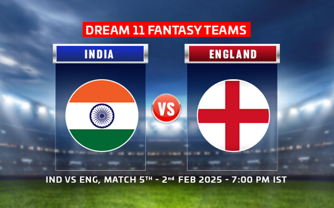 IND Vs ENG Dream 11 Prediction 5th T20I: Playing 11, Fantasy cricket ...