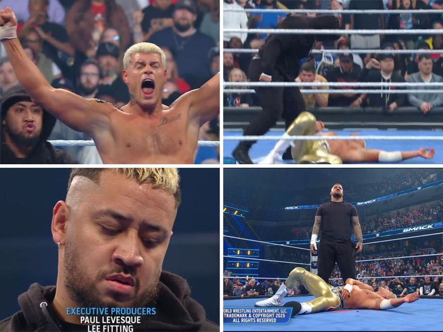 Solo Sikoa returns and attacks Cody Rhodes on WWE Smackdown