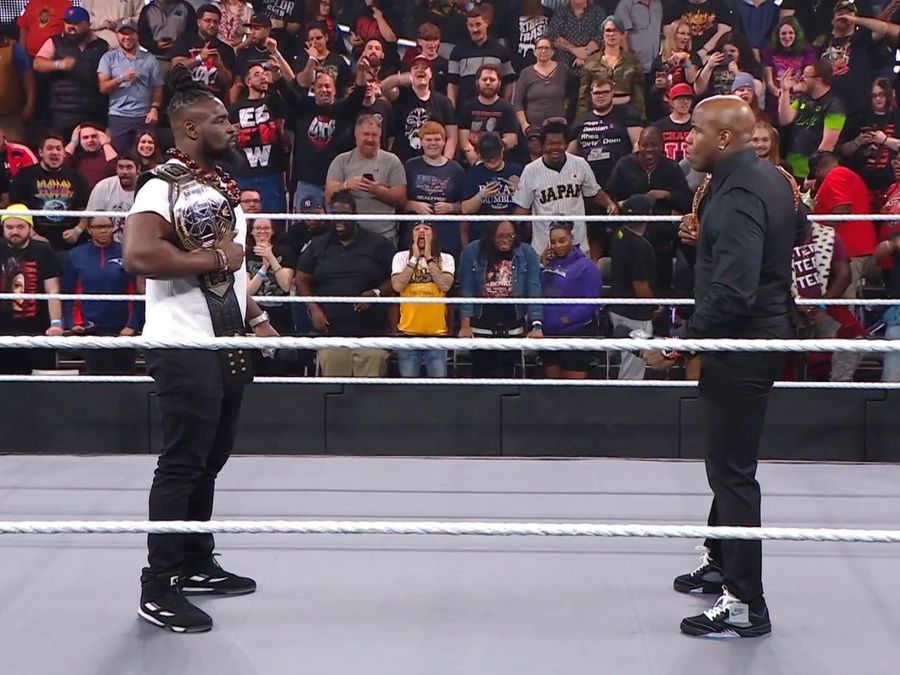 TNA's Moose confronts Oba Femi on WWE NXT