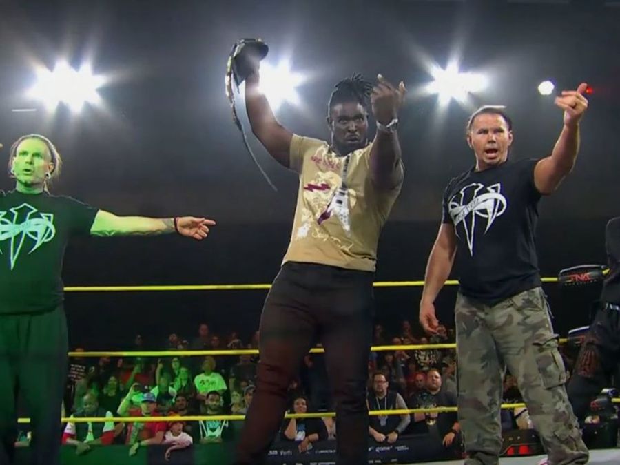 Oba Femi helps The Hardys and Leon Slater fight against The System