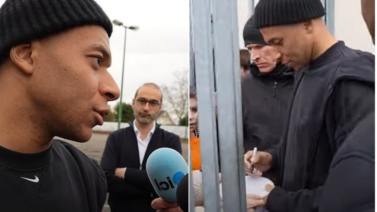 Kylian Mbappe visits his own Ligue 2 club to calm angry fans