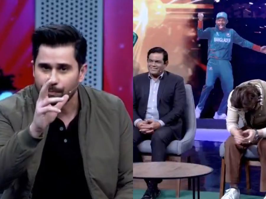 Ahmed Shahzad bursts out laughing after TV anchor pokes fun at Mohammad ...