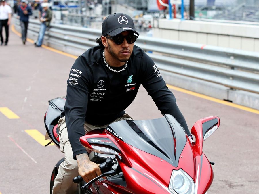 WATCH: Lewis Hamilton Spotted riding superbike after visiting Toto ...
