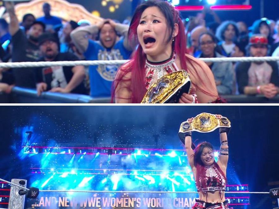 Iyo Sky claims shocking win over Rhea Ripley to become world champion